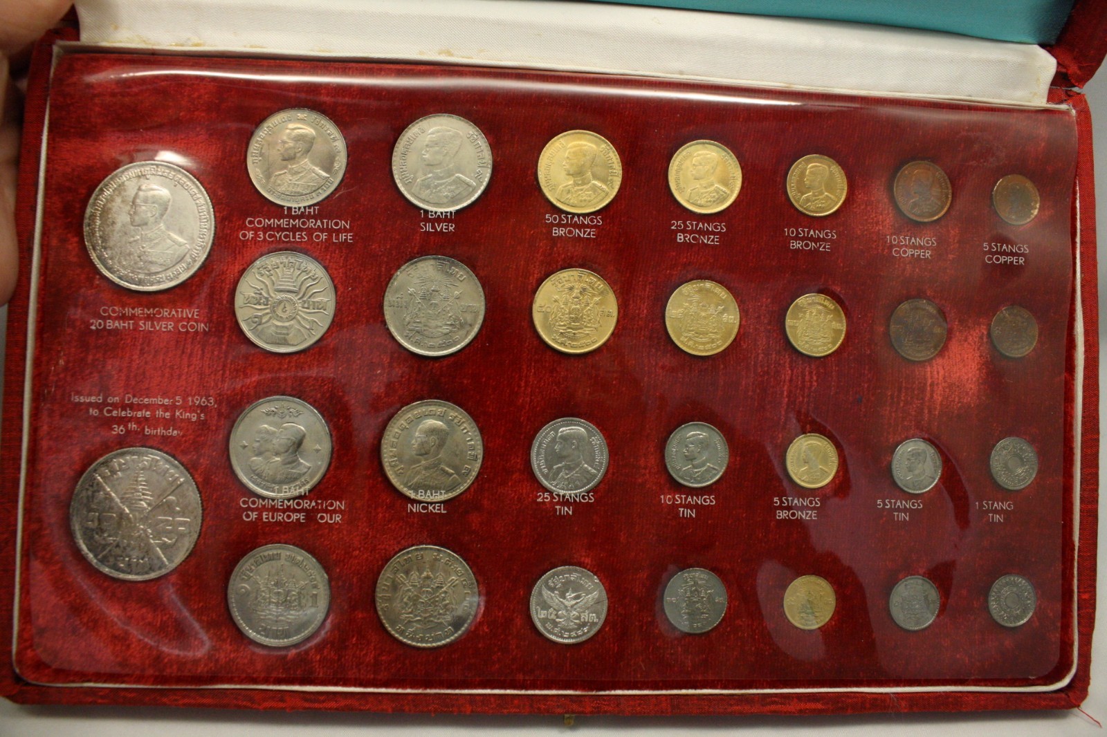 Royal Thai Mint 30 Piece Commemorative Thailand Coin Set in Original ...