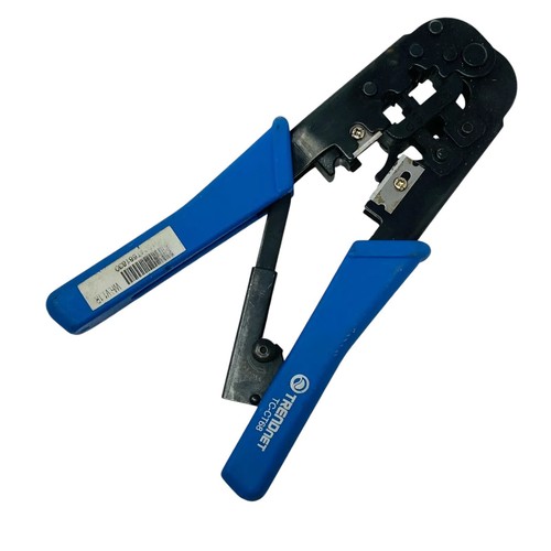 Trendnet TC-CT68, RJ-11/RJ-45 Crimp, Cut, Strip Tool, Blue Handle | eBay