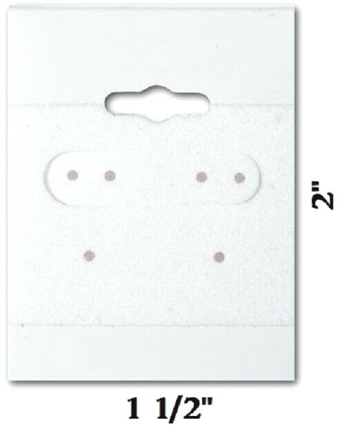100- Earring Display Cards Black Earring Cards Jewelry Card Hanging ...