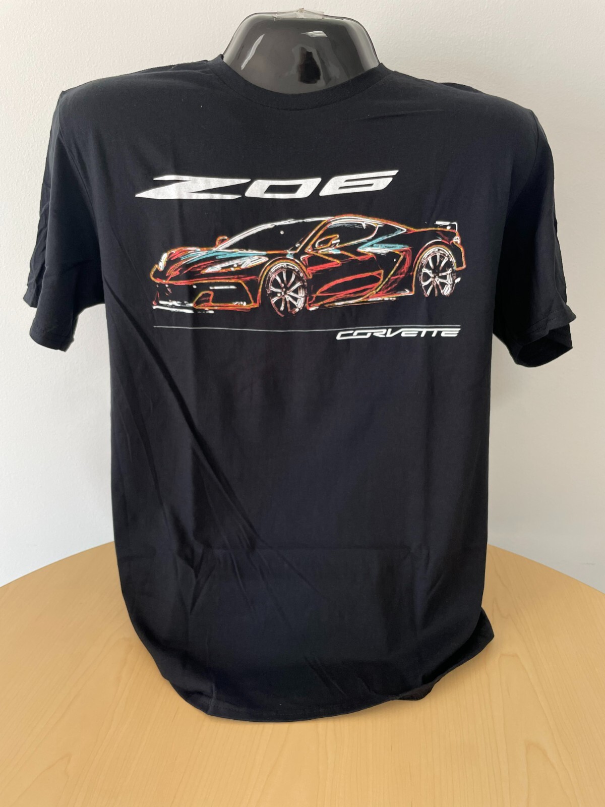 Mens C8 Z06 Corvette T-Shirt Black | eBay