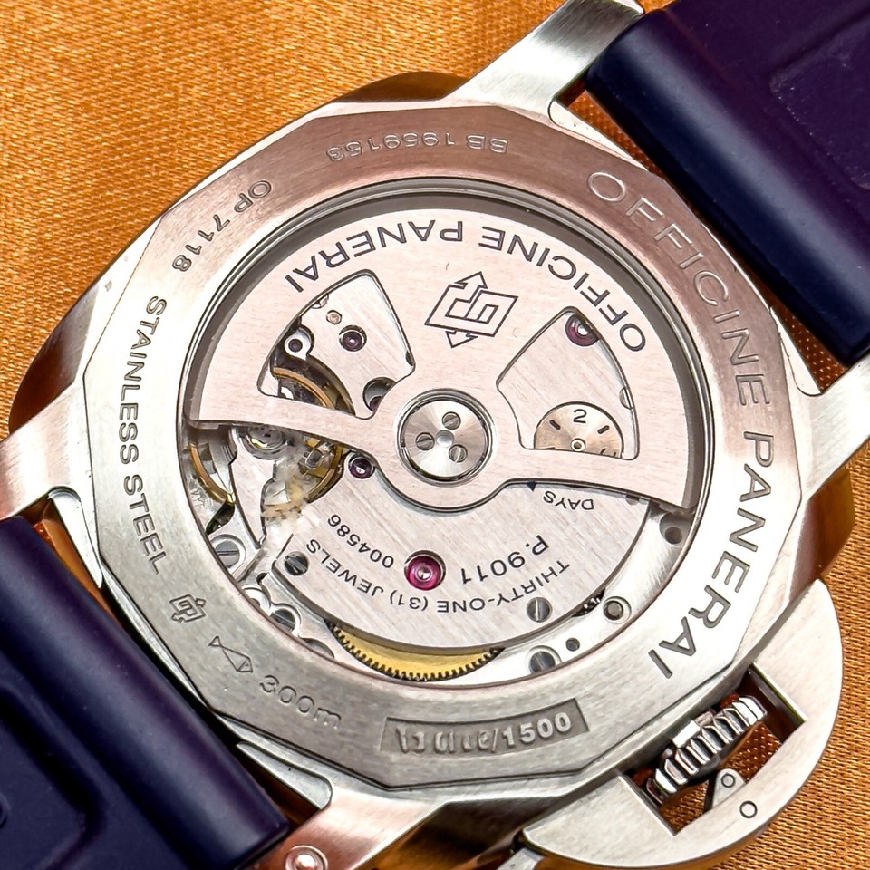 PANERAI Luminor 1950 GMT Blue Dial Stainless Steel 44mm PAM 1033 ...