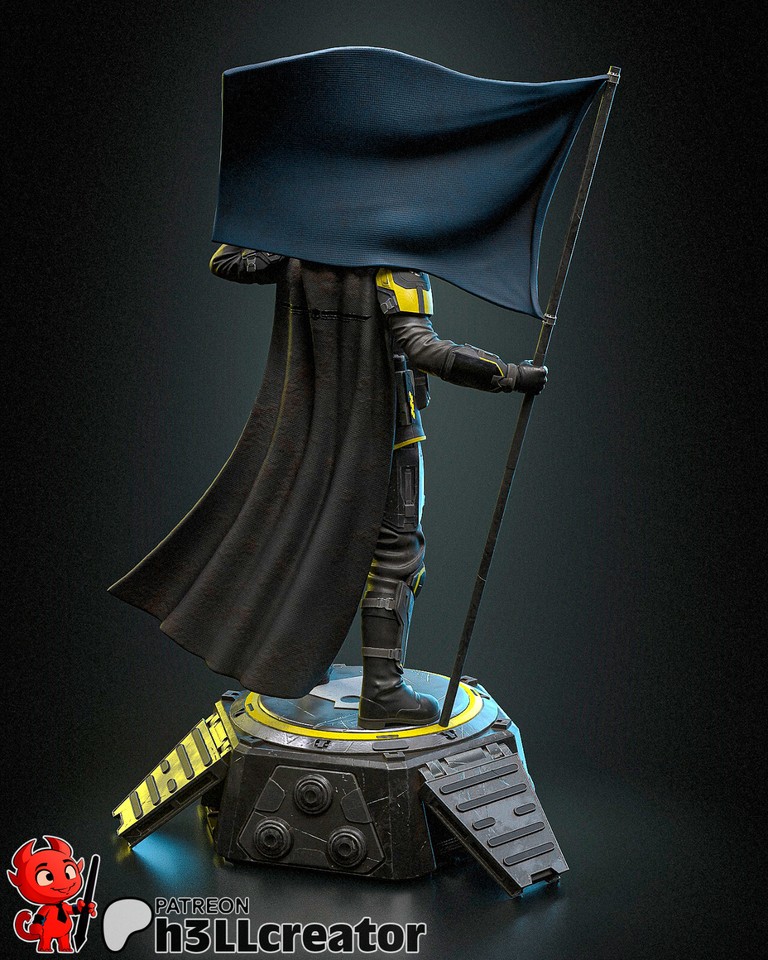 Helldivers 3d Printed Figure - Galactic Marine Collectible Statue ...