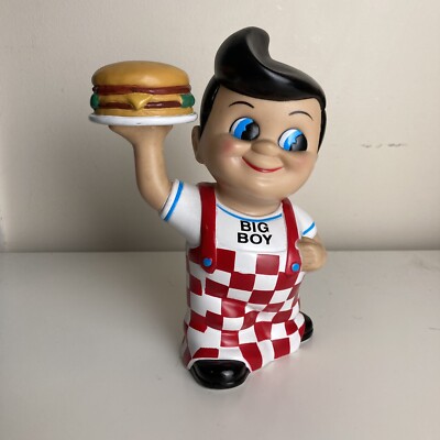 Vintage Big Boy Coin Bank Approx 8” Tall 2001 Hard Rubber | eBay