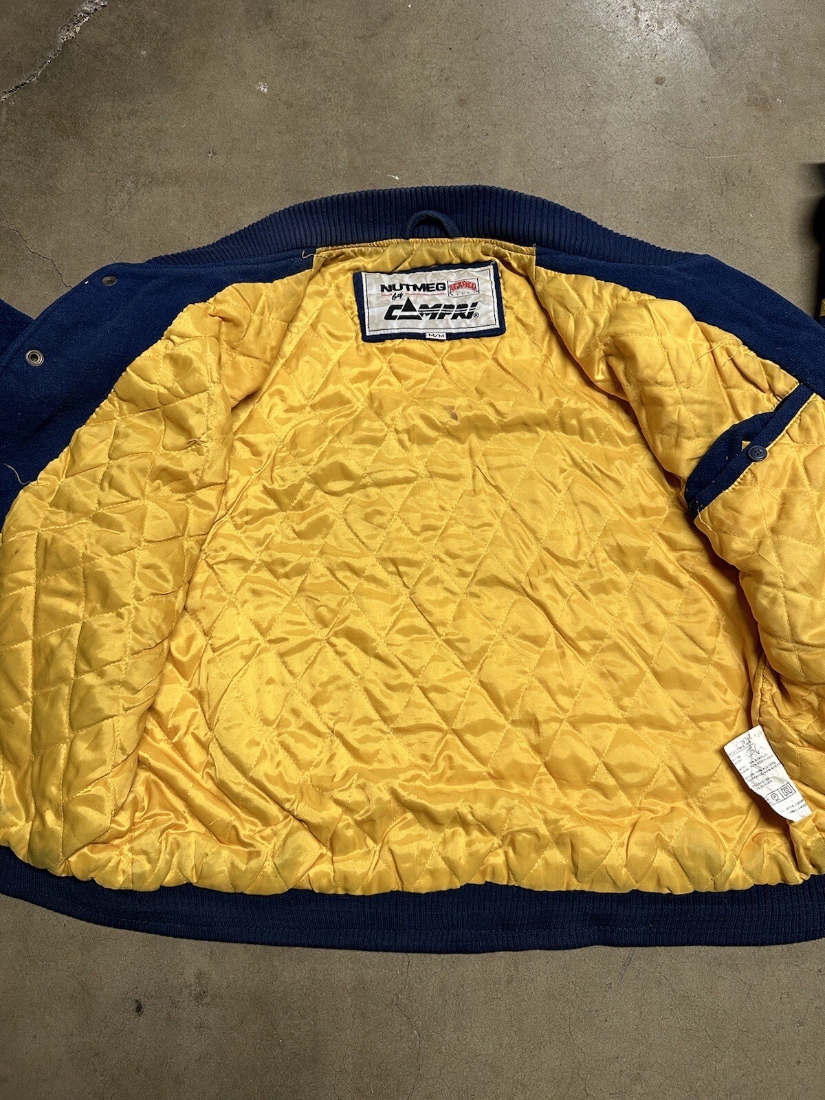 Vintage Cal Berkley Varsity Jacket Nutmeg Campri NCA… - Gem