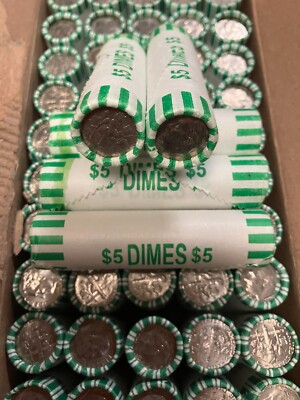 $5 Roll of Dimes. Unsearched dimes from the bank may contain SILVER or ...