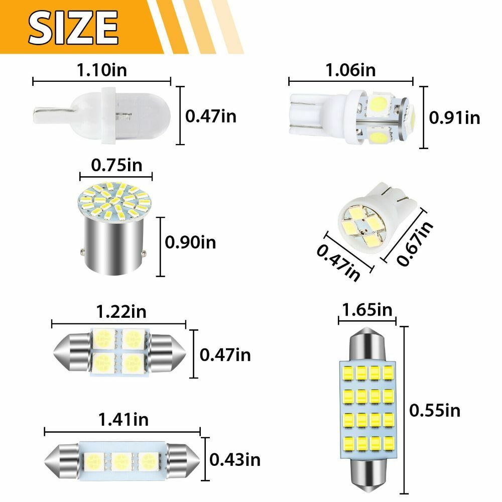 Automotive Light Bulb Size Chart Light Bulb & Socket Guide: Info On
