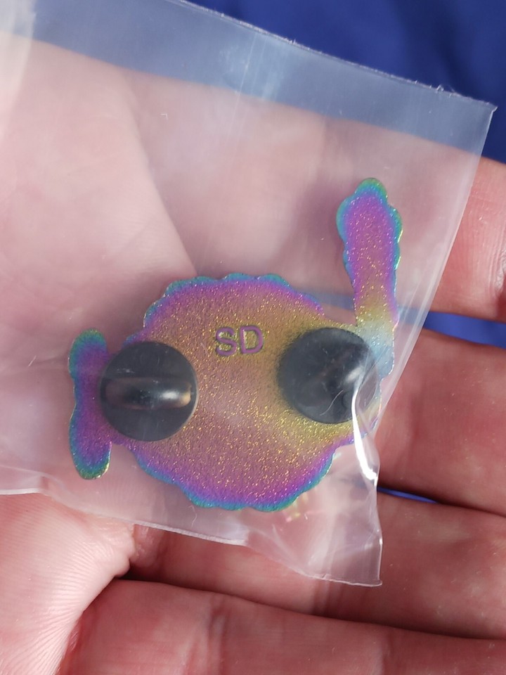 Phish Great WOODS ANODIZED Lapel Pin Nono Dual Posts LE 1 Blank AP RAW ...