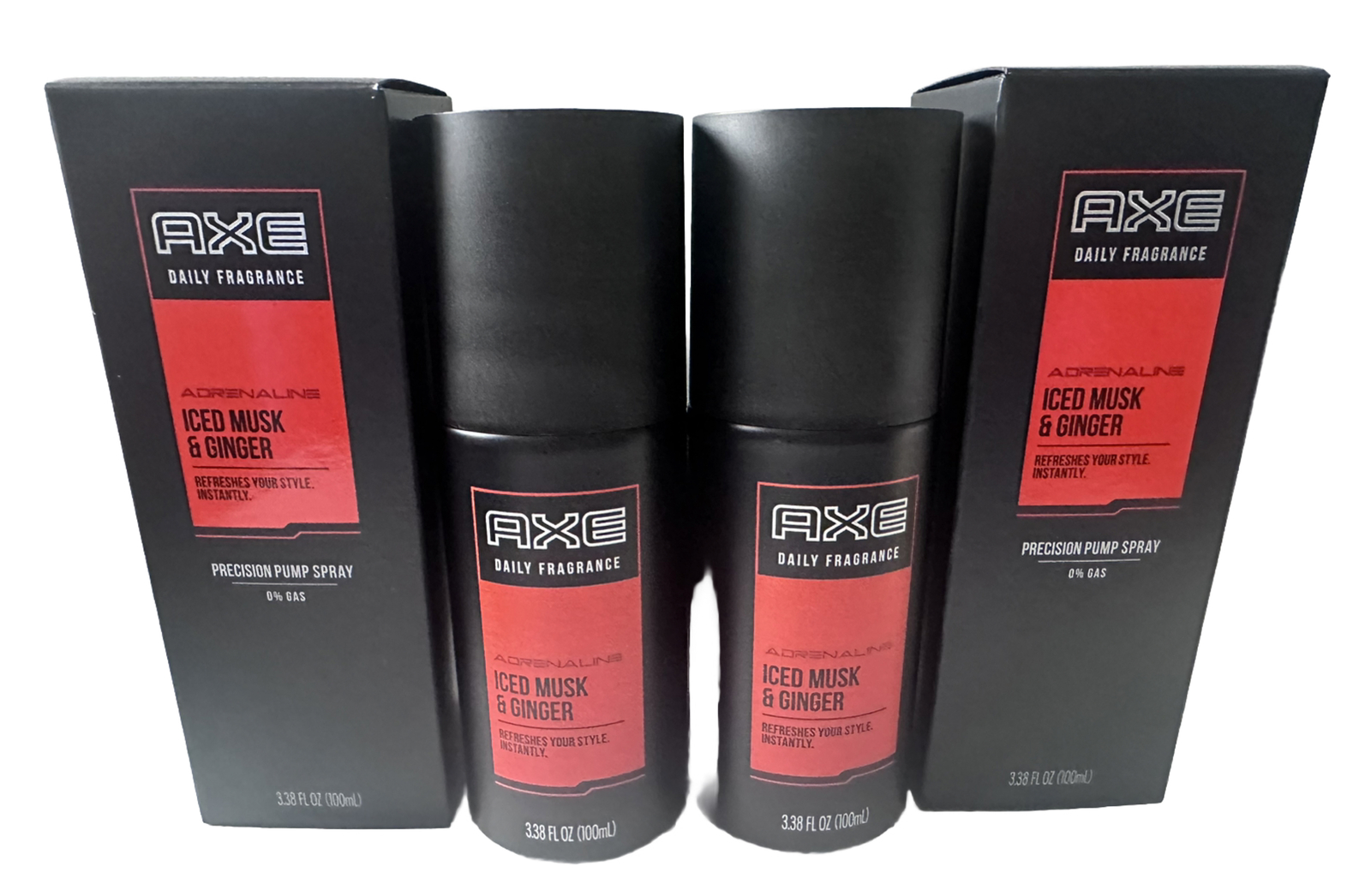 AXE Daily Fragrance Adrenaline Iced Musk & Ginger Precision Pump Spray ...