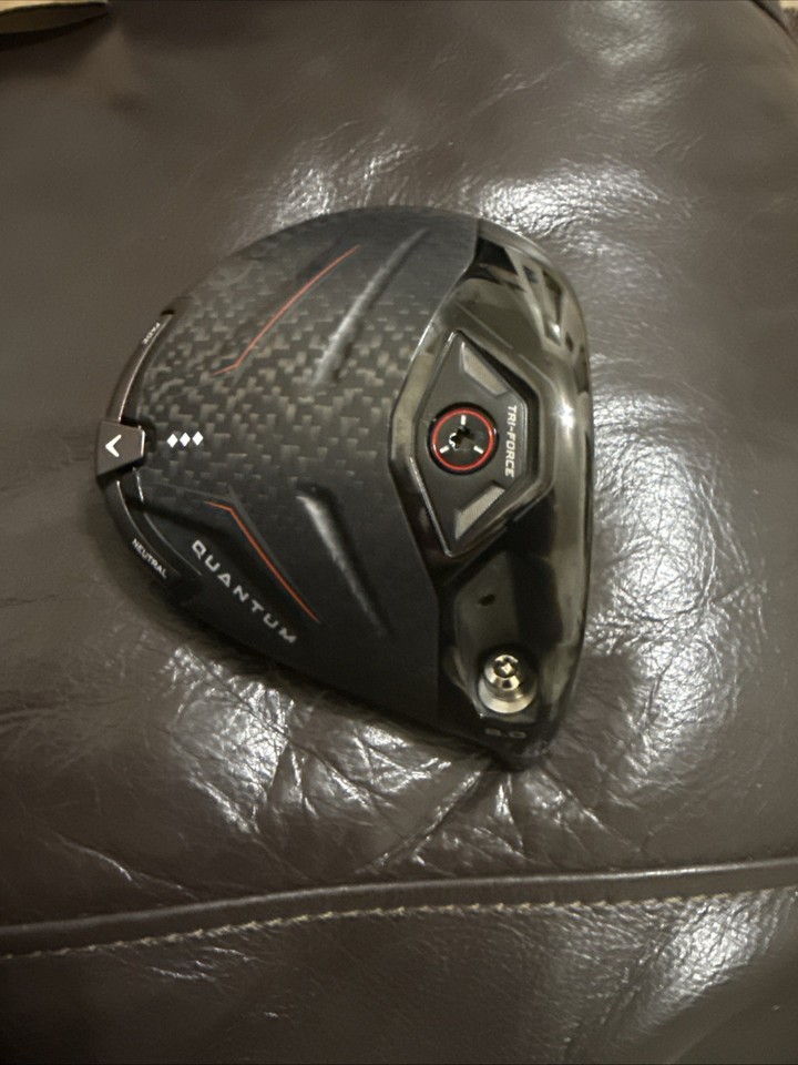 New Callaway Quantum Triple Diamond 8 Degree Driver Head Only Headcover ...