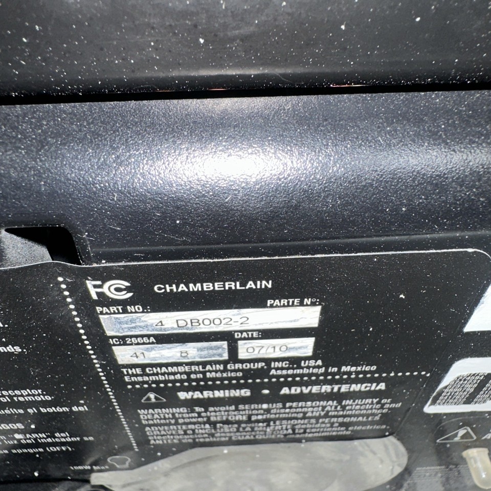 Chamberlain Garage Door Opener Model Hd900d Belt Drive. | eBay