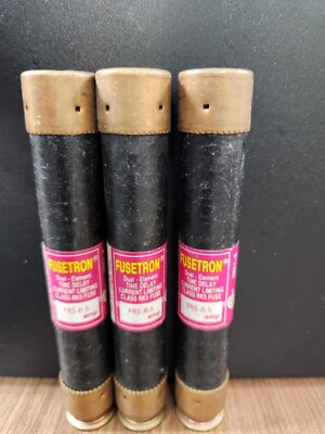 Lot of 3 Fusetron FRS-R-5 Dual-Element Time Delay Fuses Class RK5 | eBay