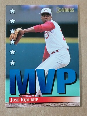 Jose Rijo 1993 Donruss MVP Baseball Card #3 | eBay