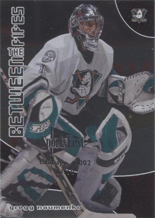 2001-02 In the Game Be A Player Between the Pipes - Gregg Naumenko #37 ...