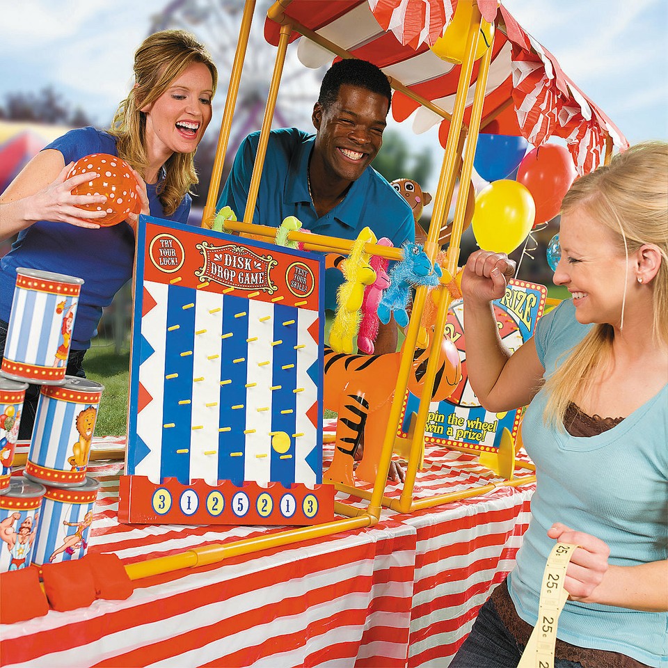 Carnival Disc Drop Game, Party Games, Carnival Games -Toys, 8 Pieces | eBay