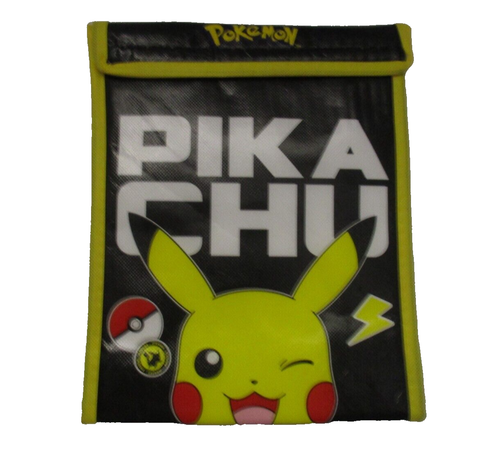 Pokemon Pikachu Insulated Lunch Bag Hook and Loop Fastener 2021 Pokemon ...