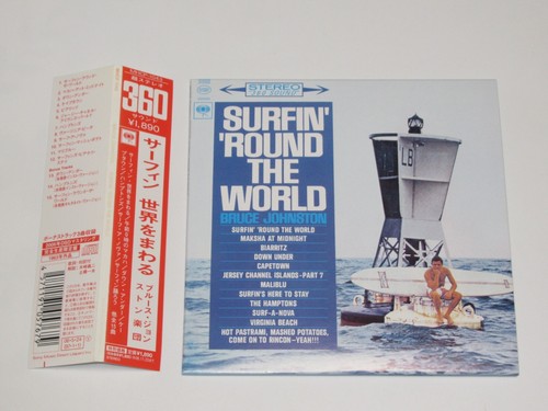BRUCE JOHNSTON SURFIN' 'ROUND THE WORLD JAPAN CD MHCP-1043 w/OBI PAPER ...
