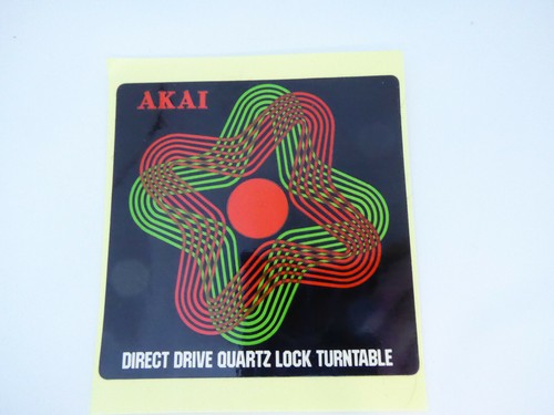 AUTOCOLLANT / STICKER - AKAI / MARQUE JAPONAISE MUSIQUE ELECTRONIQUE ...
