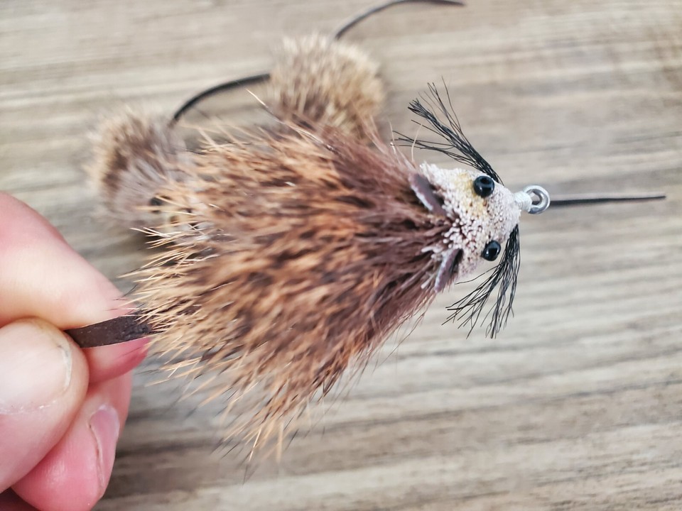 Mouse Fly, Deer Hair Mouse Fly, Floating Deer Hair Mouse, Bass Popper ...