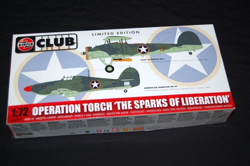 Airfix Club 1/72 Swordfish / Hurricane Operation Torch Limited Edition ...
