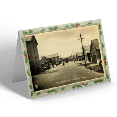 CHRISTMAS CARD Vintage Hampshire - Louisburg Barracks, Bordon Camp ...
