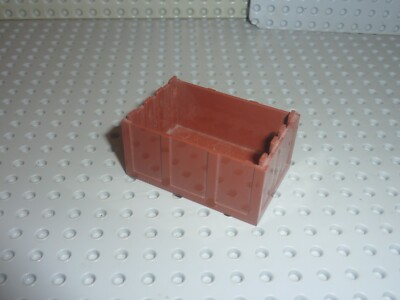 LEGO Fabuland Redbrown Container Box 4x6x2 & 1/3 Ref x516 / 4237 / Set ...