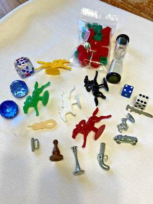 Lot of misc. game board playing pieces | eBay