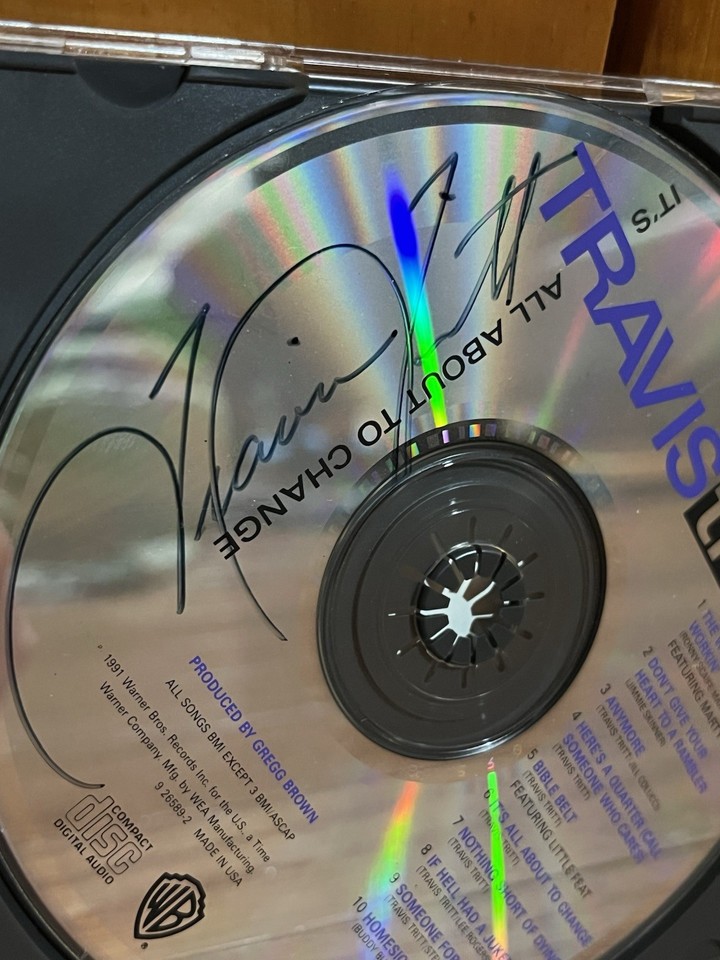 Travis Tritt Autographed CD | eBay