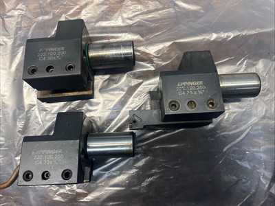 Lot Of 3 VDI 30 EPPINGER 222.120.250 C4 30X 3/4" TOOL HOLDER sandvik ...