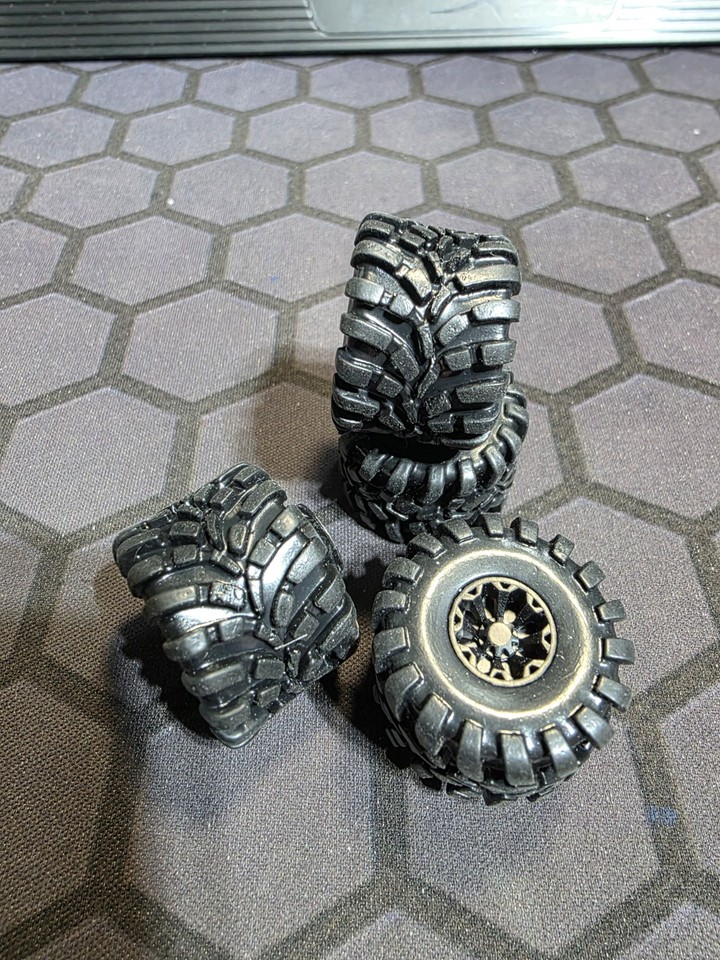 STOMPER custom 3d resin printed wheels and high flotation rubber tires | eBay