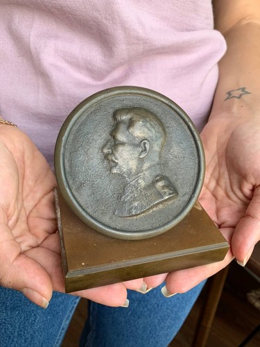 Table display - Stalin - USSR bronze | eBay