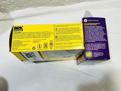 First Alert BRK 9120BP Smoke Detector Alarm Hardwired Kidde Micro i1040 ...