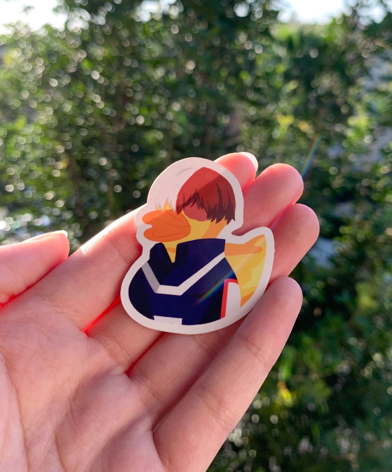 My Hero Academia Sticker, Todoroki Sticker, Todoroki Duck Sticker Shoto ...