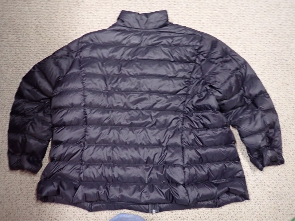 EDDIE BAUER EB650 DOWN PUFFY JACKET Women's sz 3X Packable & Warm ...