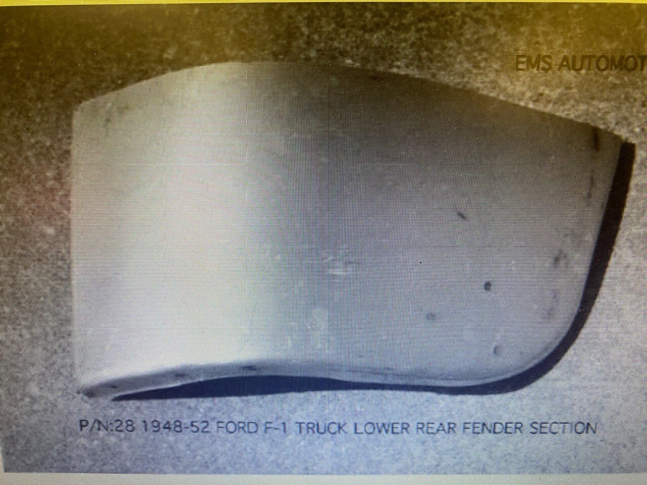 1948 1949 1950 1951 1952 Ford Pickup front fender repair panel RIGHT ...