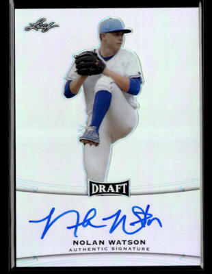 2015 Leaf Metal Draft #BANW1 Nolan Watson AUTO | eBay