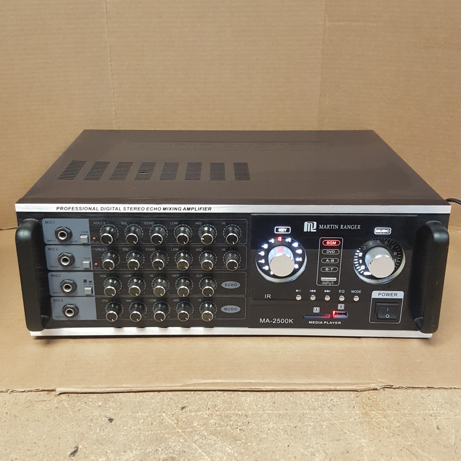 Martin Ranger MA-2500K Prof Digital Stereo Echo Mixing Amplifier -For ...