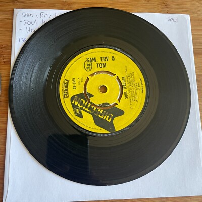 Sam, Erv & Tom ‎– Soul Teacher 7" Vinyl Rare Record Direction ‎Uk ...
