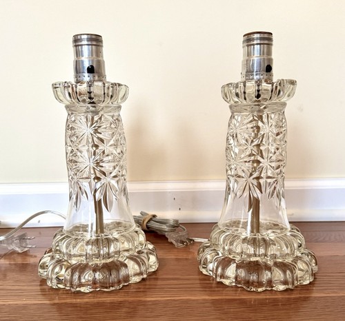 Vintage Clear Crystal Lamps | eBay