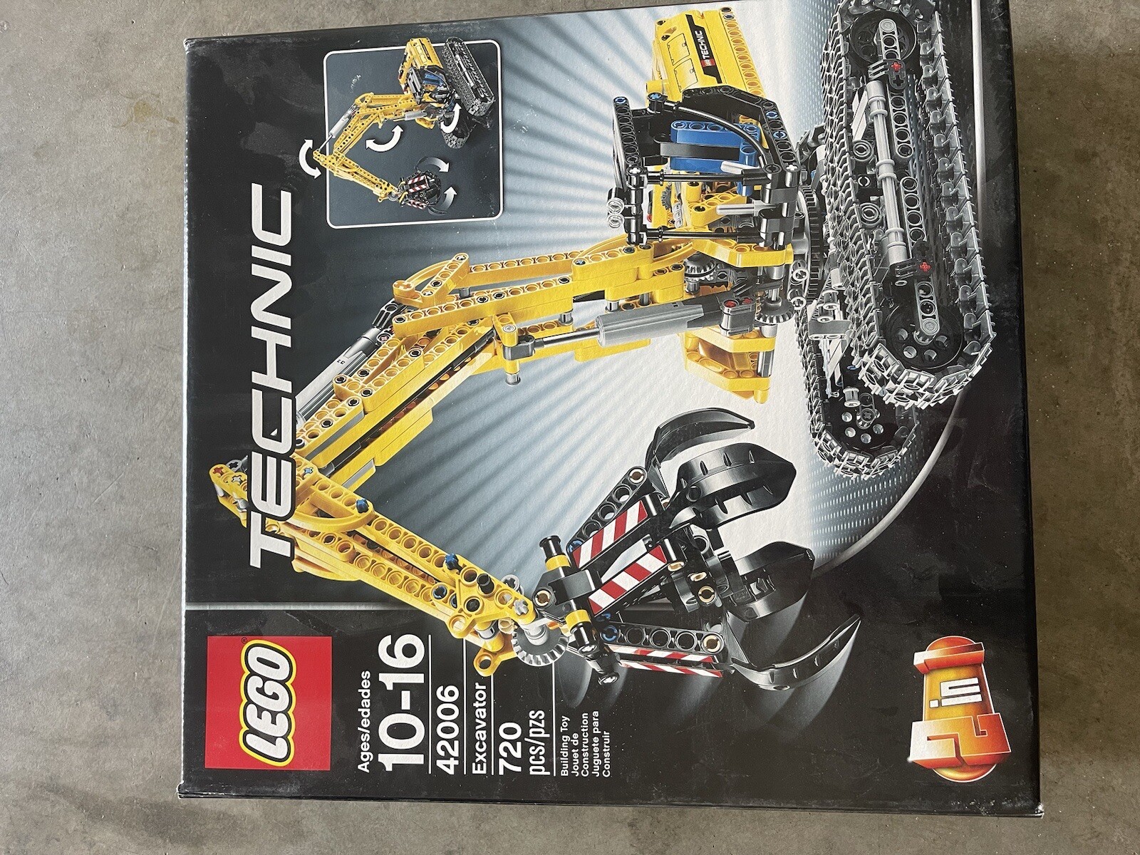 LEGO 42006 Technic Excavator - Manual And Original Box Included ...