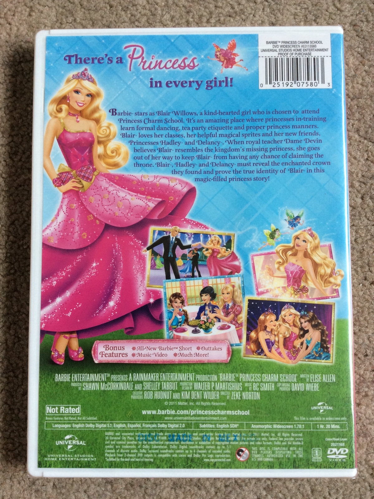 Barbie: Princess Charm School (DVD, 2011) New Sealed 25192075803| eBay