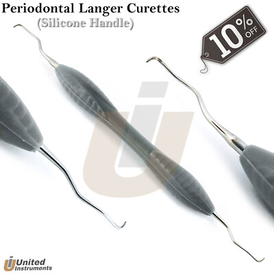 Langer 1-2 Curette Universal Periodontists Scalers Double Ended Hand ...