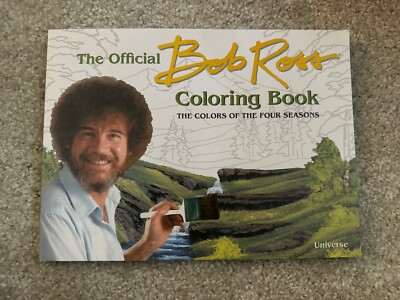 The Official Bob Ross Coloring Book : The Colors of the Four Seasons ...