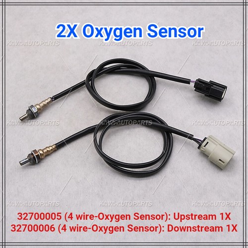 2X Oxygen Sensor Front Rear 32700005 32700006 For Harley Davidson Dyna ...