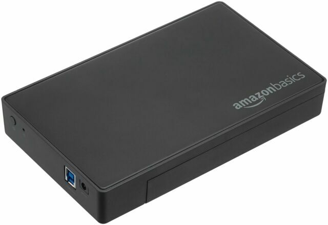 AmazonBasics 3.5in SATA USB 3.0 Hard Drive Enclosure for sale online | eBay