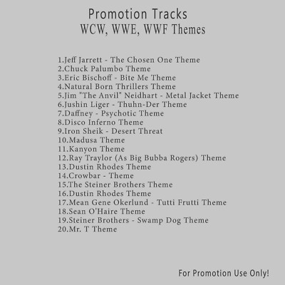 Themes.. White CD. WCW, WWE, WWF Themes | eBay