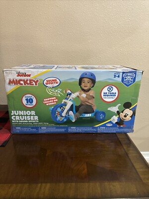 Disney Junior Mickey Mouse 10" Front Wheel Junior Cruiser Ride-On ...