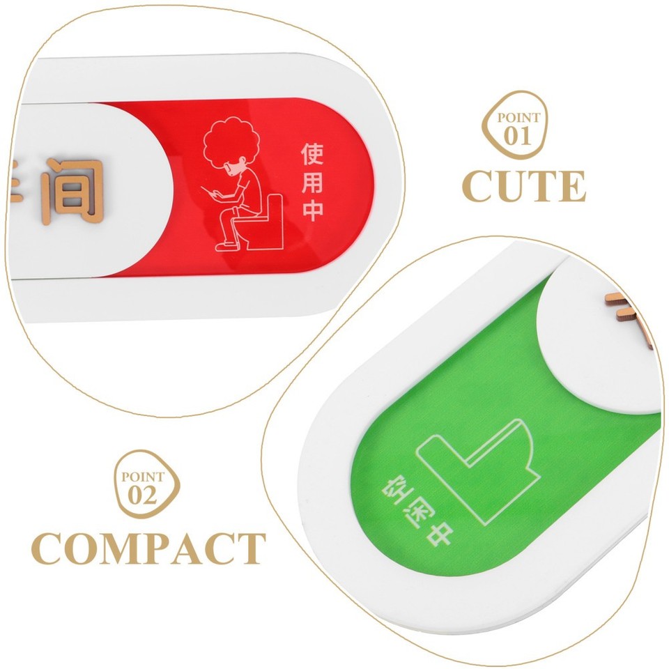 Occupied Sign for Bathroom Door Toilet Signage Signs Occupied/vacant ...