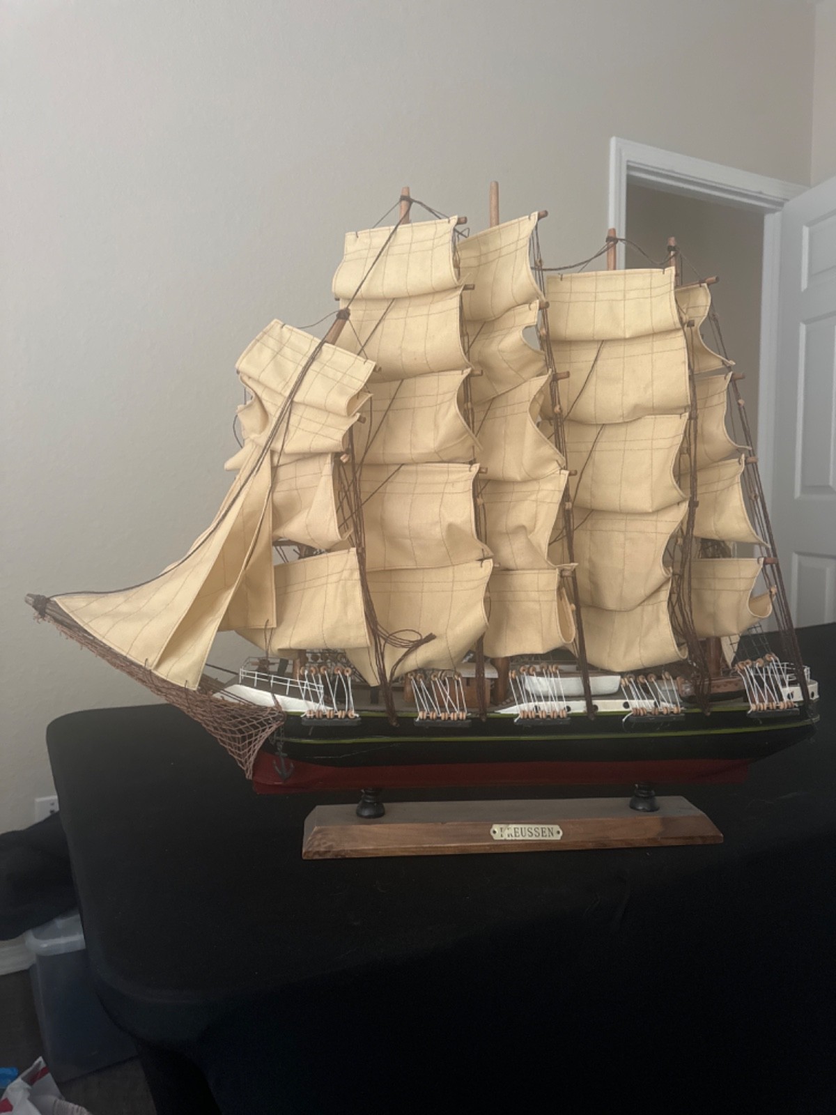Preussen Model Sailing Ship Fully Assembled | eBay