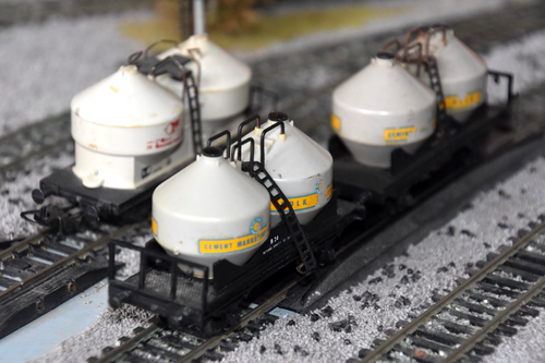 Lima Twin Tank Cement Wagons x3 Blue Circle x2 + 1 OO Grey | eBay UK