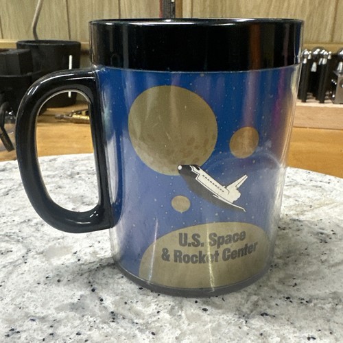 Vintage US Space Rocket Center Huntsville, AL, NASA Plastic Thermo Mug ...
